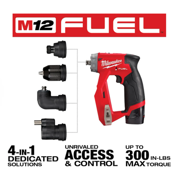 Milwaukee M12 FUEL Installation Drill Driver Kit