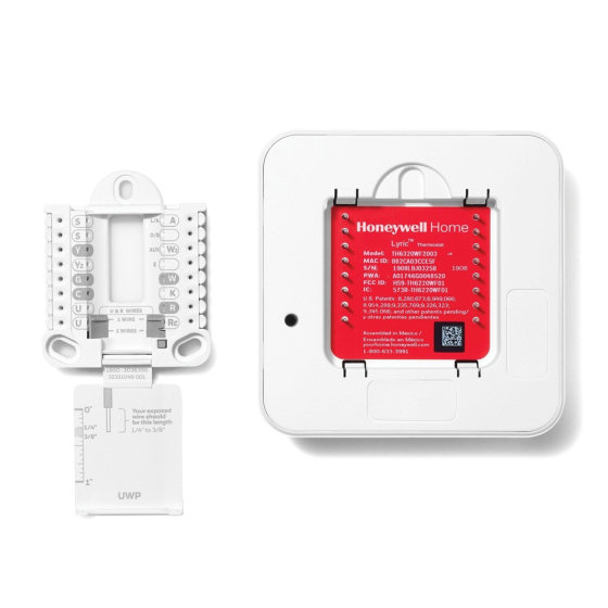 Honeywell T6 Pro Smart Thermostat with Wi Fi 2H 2C 2H 1C HP 24Vac